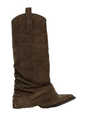 R13 Slouchy Cowboy Boots - Brown