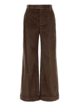 Brunello Cucinelli Corduroy Wide Leg Trousers - No