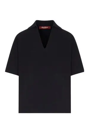 MAX MARA Max Mara Studio Ncia V-Neck Short-Sleeved Jumper