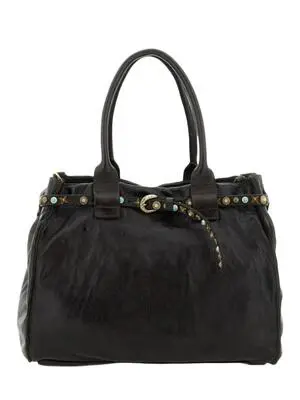 CAMPOMAGGI Top-handle Shoulder Bag - Black