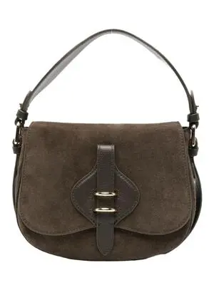 COCCINELLE Shoulder Bag With Flap Detail - Mud