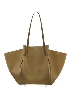 Yuzefi Double-handle Shoulder Bag - Brown