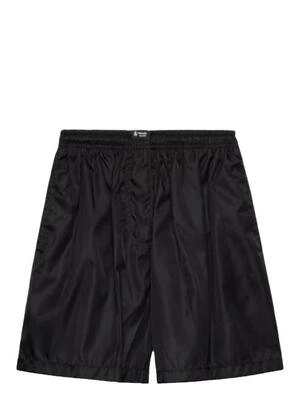 Prada Re-nylon Wide-leg Shorts - Black