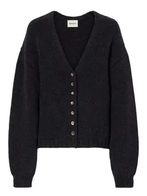 Khaite Axel Cashmere Cardigan - Black