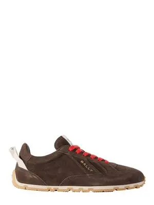 Bally Suede Sneakers With Grosgrain Trim - No
