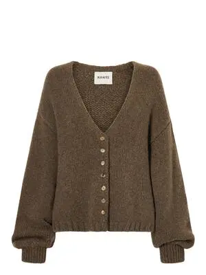 Khaite Axel Cashmere Cardigan - Brown