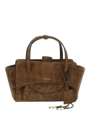 HIDESINS Embossed Top Handle Tote Bag - No