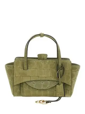 HIDESINS Embossed Top Handle Tote Bag - No