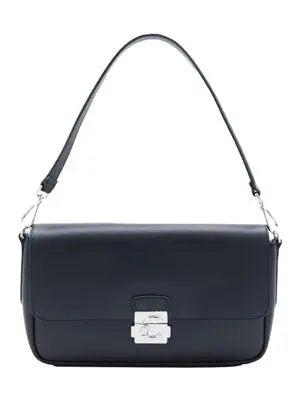 COCCINELLE Flap Buckle Shoulder Bag - Black