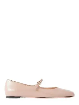 Bally Leather Mary Jane Ballet Flats - No