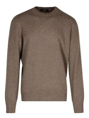 GRAN SASSO Crewneck Knitted Jumper - Brown
