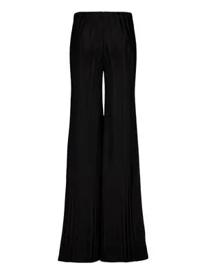 TOM FORD High-rise Striped Trousers - Black