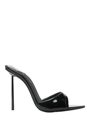 LE SILLA Stiletto Heeled Sandals In Calf Leather - Black