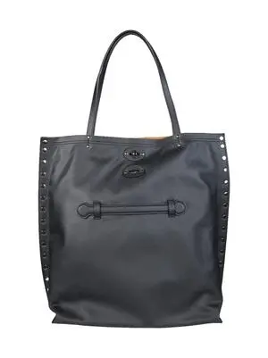 ZANELLATO A'spasso Foldover Top Medium Tote Bag - Black
