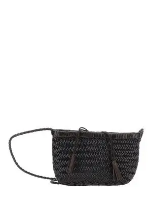 Dragon Diffusion Minsu Handwoven Shoulder Bag - Brown