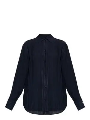 Victoria Beckham Long Sleeve Shirt - Blue