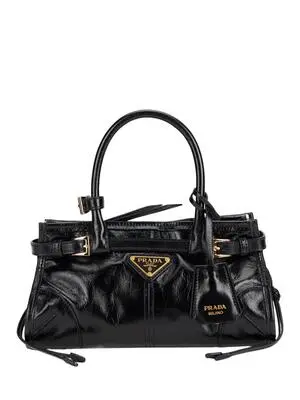 Prada Prada Bonnie Mini Handbag Black
