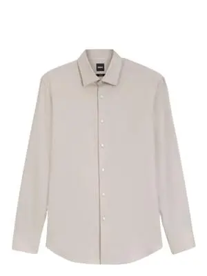 Hugo Boss Long-sleeved Shirt - Khaki