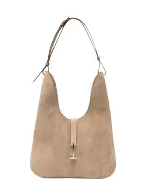 TOM FORD Medium Suede Shoulder Bag - No