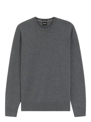 Hugo Boss Long-sleeved Wool Sweater - Grey