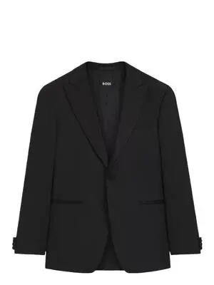 Hugo Boss Long-sleeved Suit Jacket - Black
