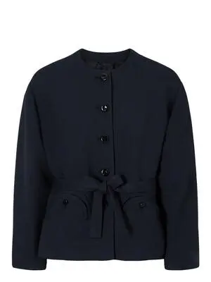 BLAZÉ MILANO Dales Crepe Belted Jacket - No