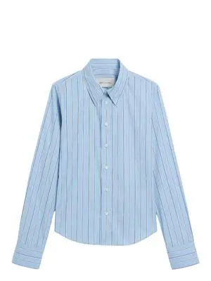 AMI Paris Long-sleeved Shirt - Blue