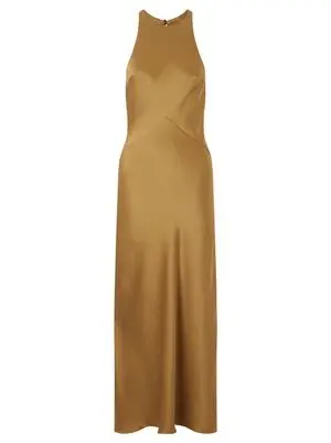 BLAZÉ MILANO Novalis Crepe Midi Dress - Bright Yellow