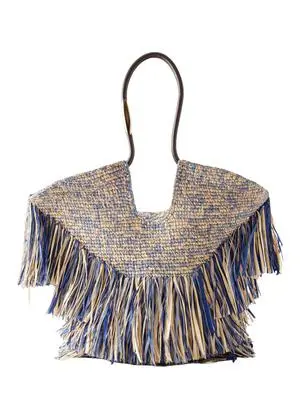 Zimmermann Goldentime Fringe Tote Bag - No
