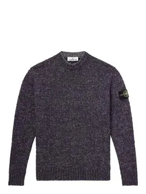 Stone Island Virgin Wool-blend Sweater - Gray