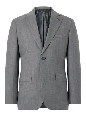 Brioni Plume Wool-twill Suit Jacket - Gray
