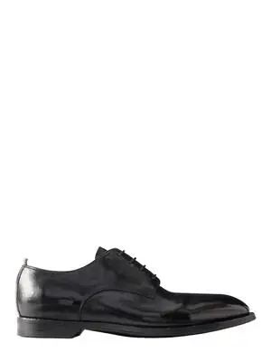 Officine Creative Sound 012 Leather Derby Shoes - Black