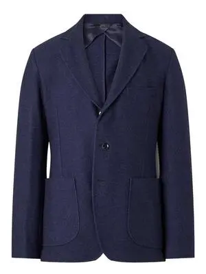 Brioni Cashmere And Silk-blend Blazer - Blue