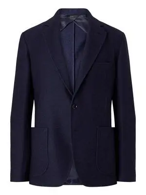 Brioni Cashmere And Silk-blend Blazer - Blue
