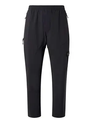 Stone Island Straight-leg Shell Trousers - Black