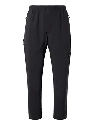 Stone Island Straight-leg Shell Trousers - Black