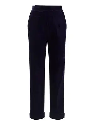 TOM FORD Atticus Straight-leg Velvet Suit Trousers - Purple