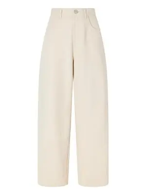 RÓHE Berber Barrel-leg Jeans - Neutrals