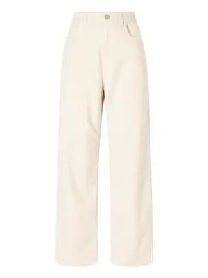 RÓHE Cotton-corduroy Wide-leg Pants - Neutrals