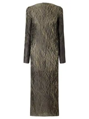 LIBEROWE Leighton Plissé Midi Dress - Green