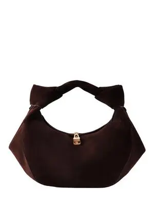 Gabriela Hearst Antonia Suede Shoulder Bag - Brown
