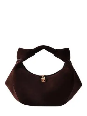 Gabriela Hearst Antonia Suede Shoulder Bag - Brown