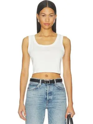 BARELOOM Oasis Crop Tank - White