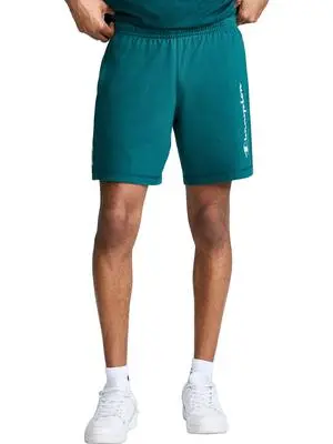 Champion 7" Jersey Script Logo Shorts - Deep Teal
