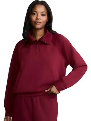 Champion Quarter Zip Pullover - Cabernet