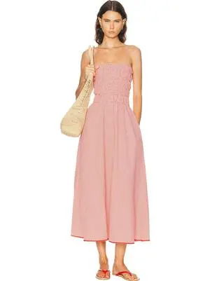 Solid & Striped The Delta Dress - Lipstick Red