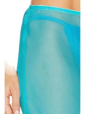 Sprwmn Lara Midi Skirt - Turquoise