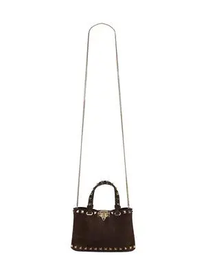 Valentino Garavani Rockstud Mini Bag - Ebony Brown
