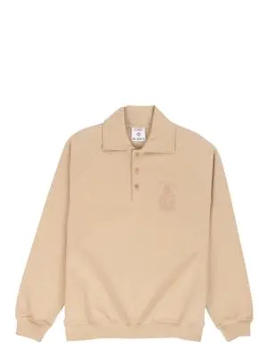 Casablanca Embroidered Raglan-sleeve Polo Shirt - No