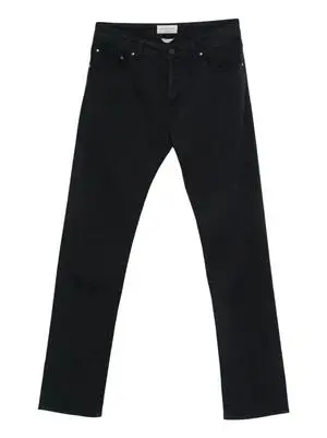 Jacob Cohen Logo Patch Pocket Detail Trousers - Black